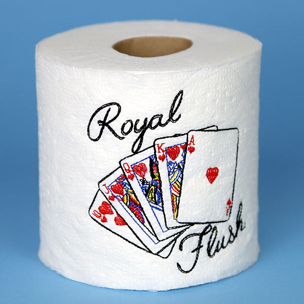 Royal Flush Poker Feature – Embroidery Library