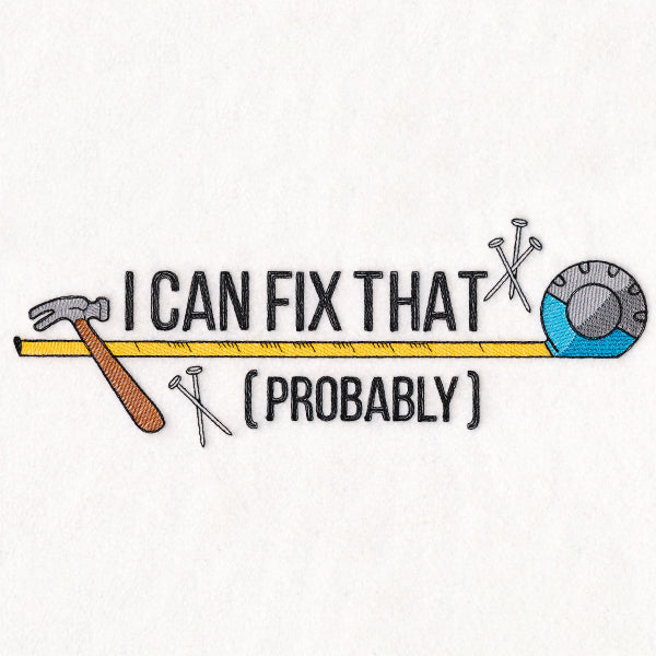 I Can Fix That (Probably) – Embroidery Library