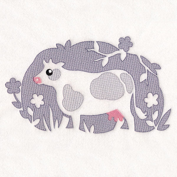 A Country Animals (Embossed) Design Pack – Embroidery Library