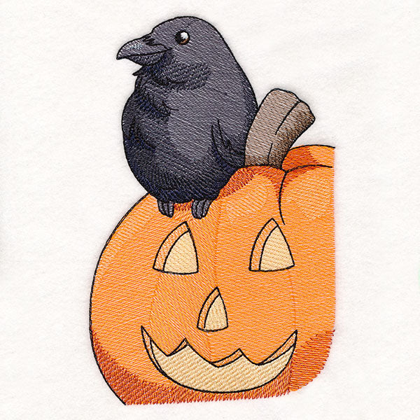 Sweet Crow and Pumpkin – Embroidery Library