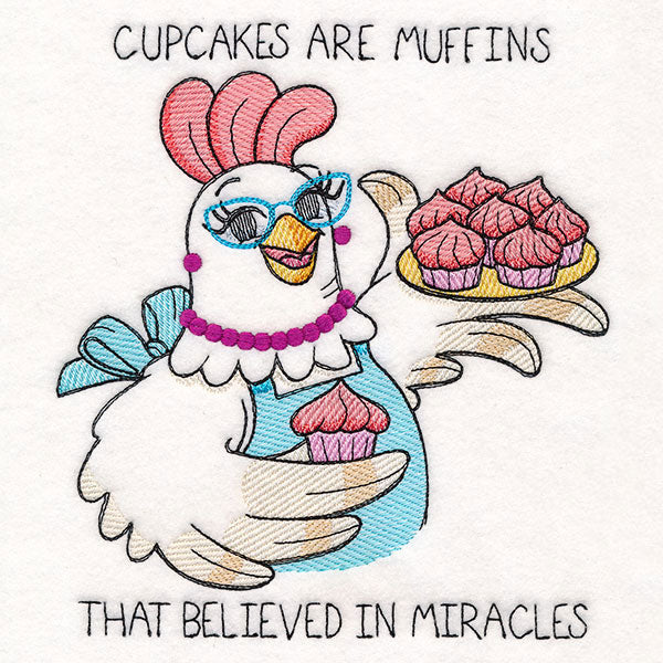 Betty Chicken – Embroidery Library