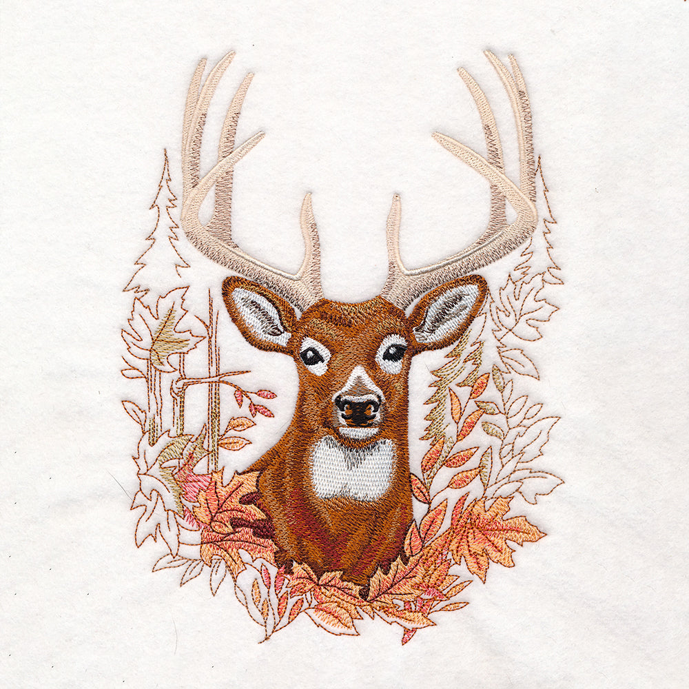 Majestic Autumn Buck – Embroidery Library