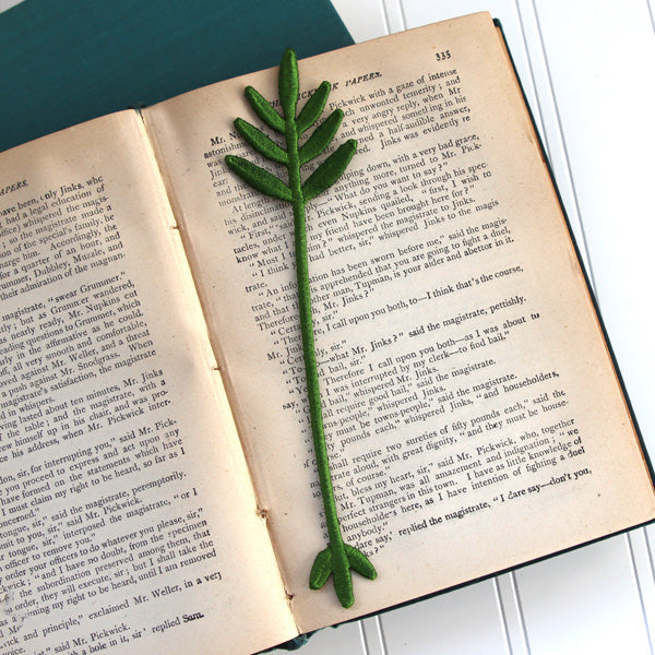 Nature's Fern Bookmark (Lace) – Embroidery Library