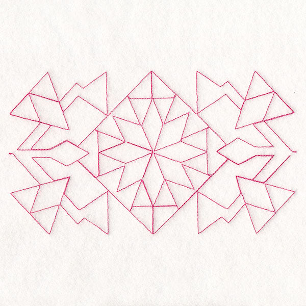 Geometric Pattern (Edge-to-Edge Quilting) - Star – Embroidery Library
