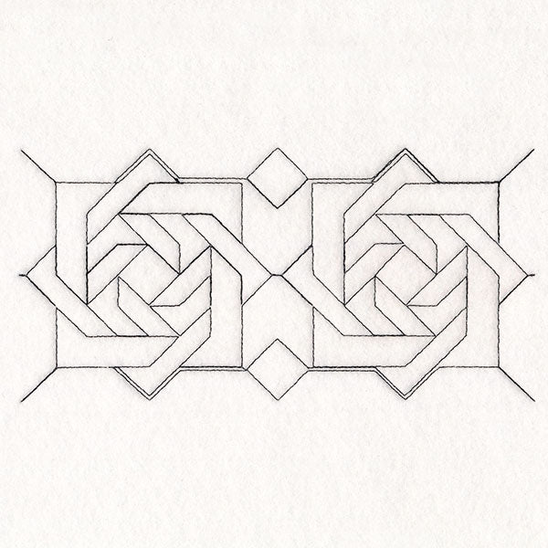 Geometric Pattern (Edge-to-Edge Quilting) - Square – Embroidery Library