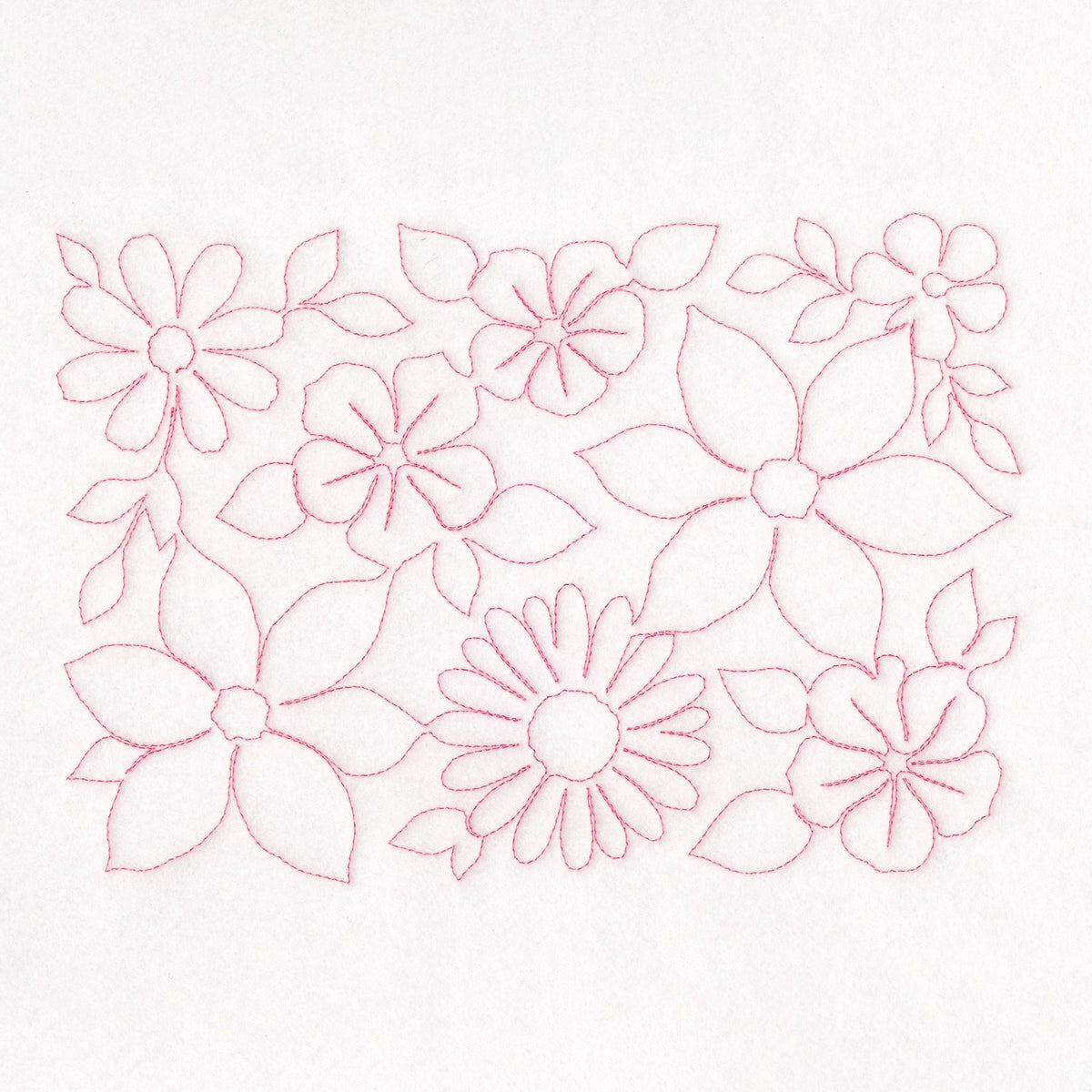 Simply Summer - Flowers (Edge-to-Edge Quilting) – Embroidery Library