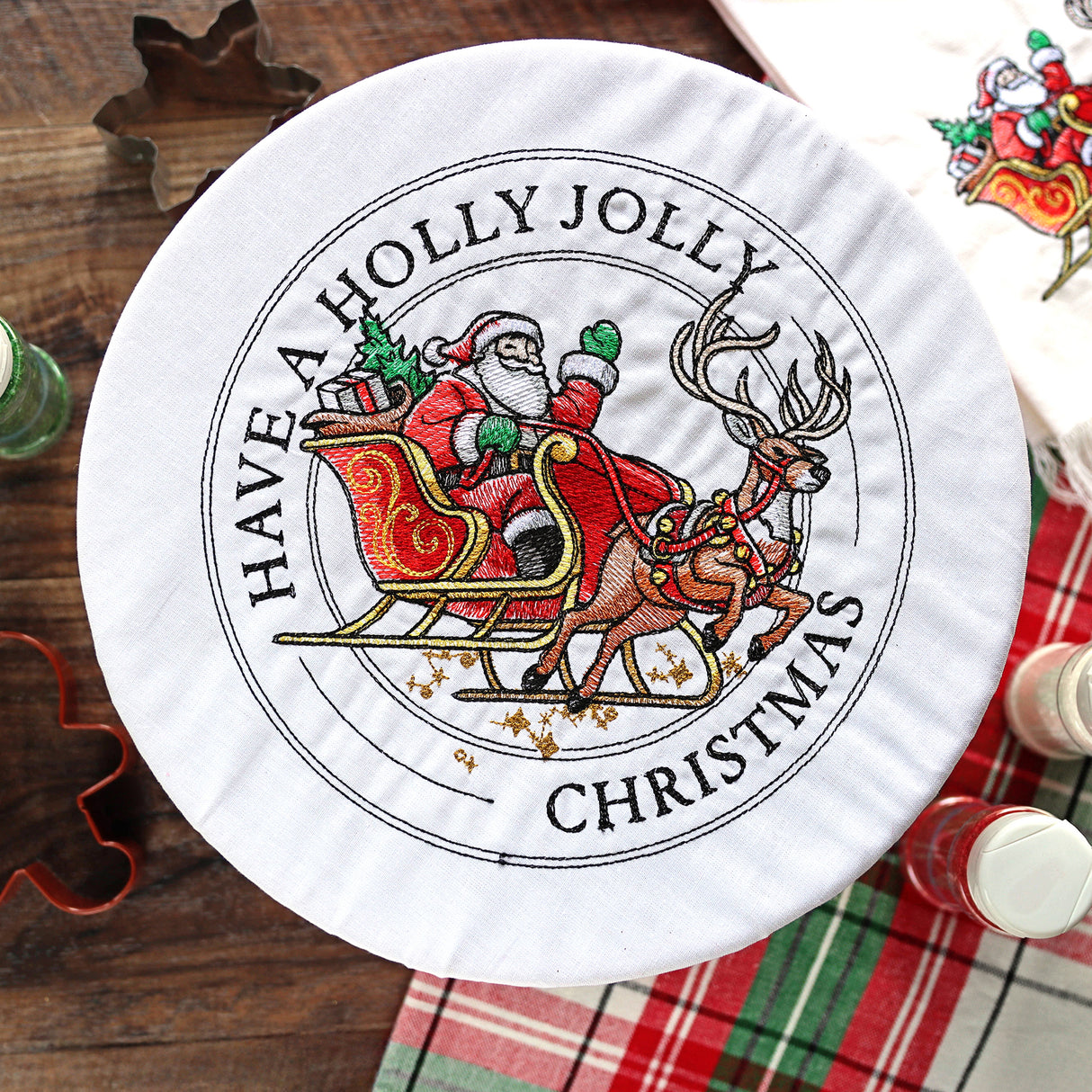 Holly Jolly Christmas Stamp – Embroidery Library