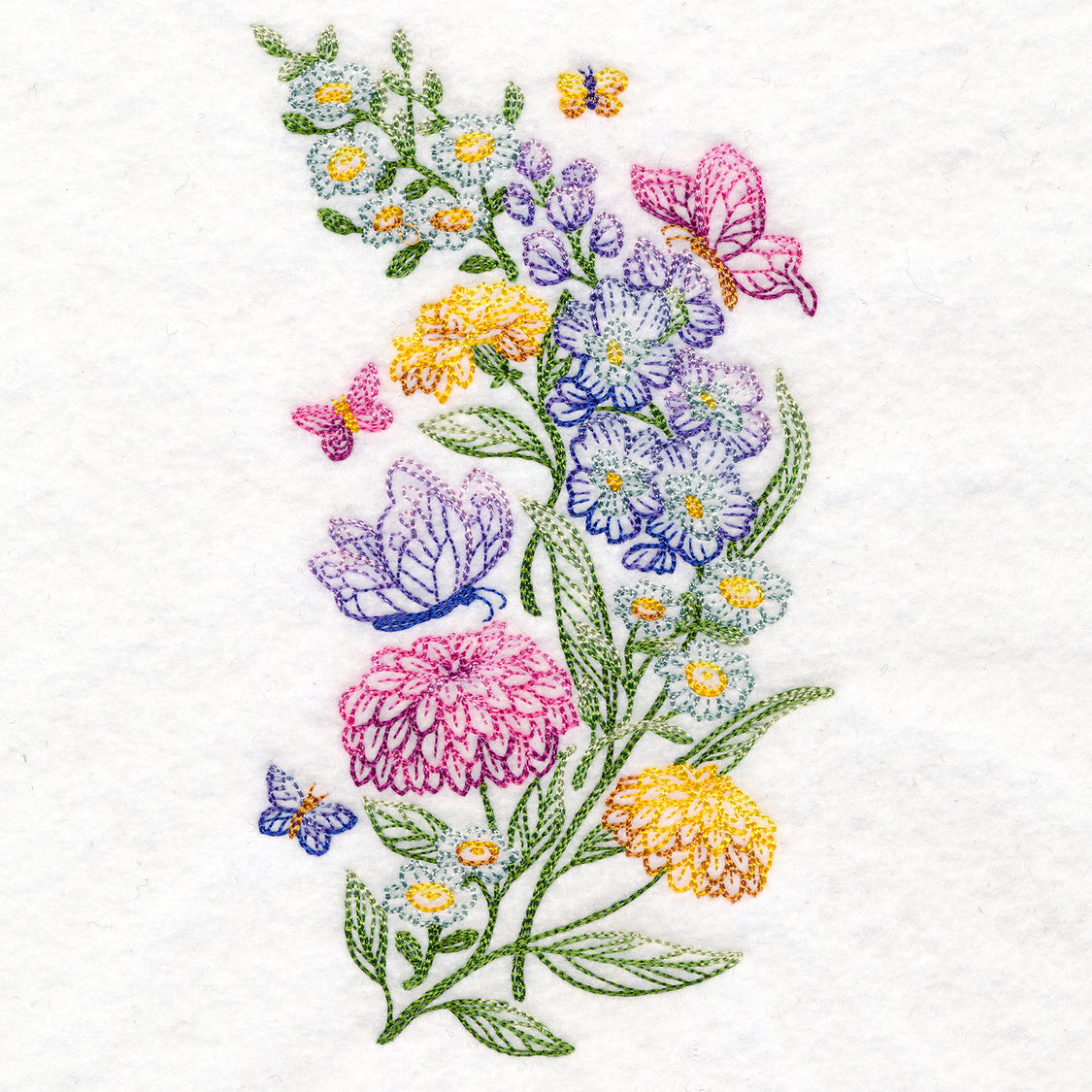 Bloom & Flutter Garden – Embroidery Library