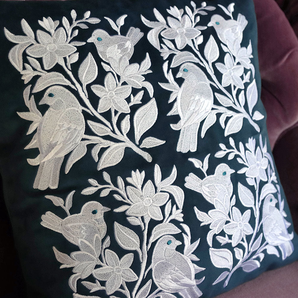 Songbird & Blossoms Square – Embroidery Library