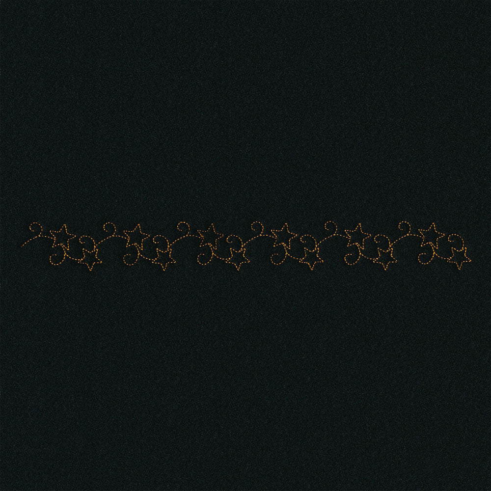 Delicate Holiday Border - Stars – Embroidery Library