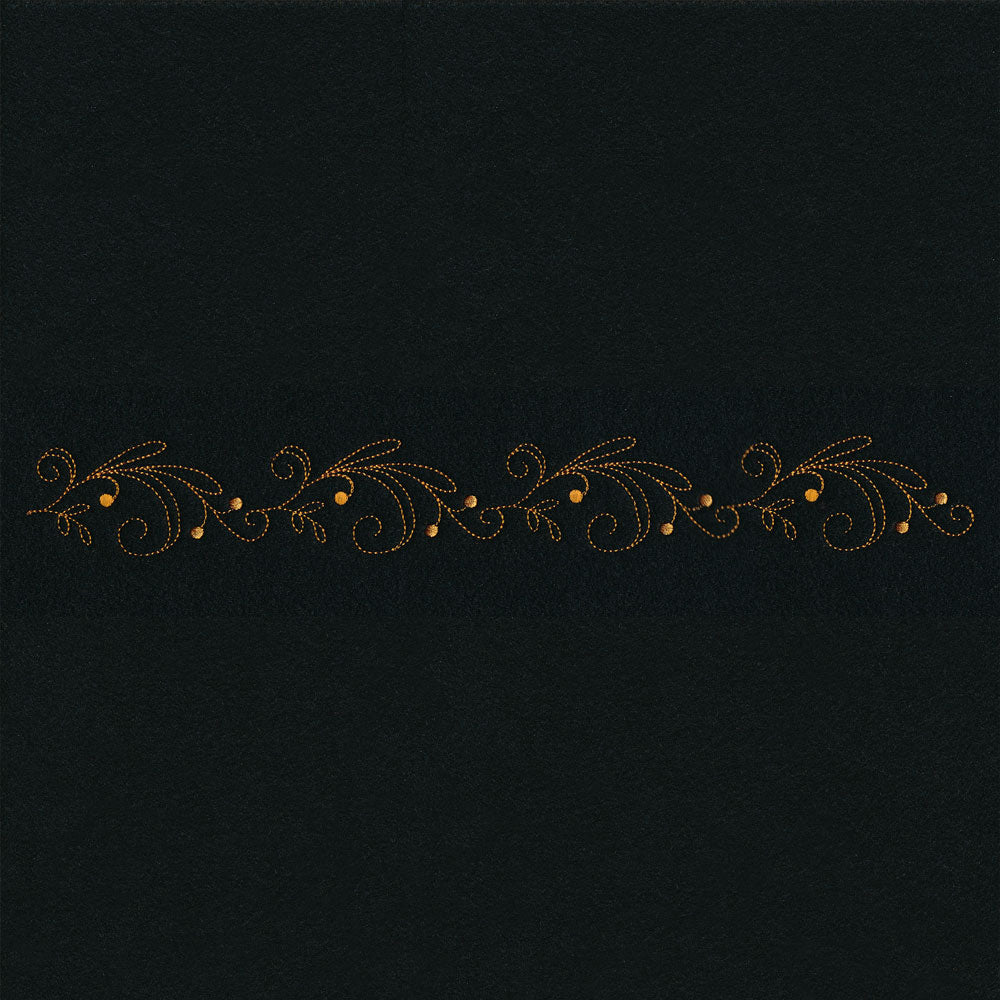 Delicate Holiday Border - Botanicals – Embroidery Library
