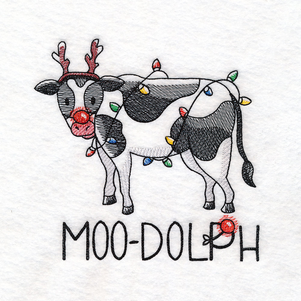 Moo-Dolph Cow – Embroidery Library
