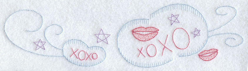 Goodnight Sweetheart Border - Facing Right – Embroidery Library