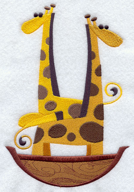 Noah's Ark Giraffe Stack – Embroidery Library