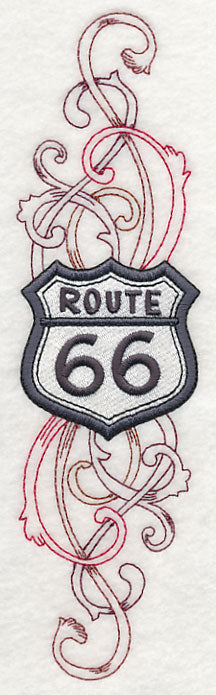 Wild Side Route 66 Border – Embroidery Library