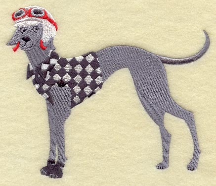 Racing Greyhound – Embroidery Library