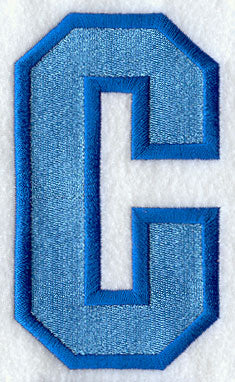 Collegiate Letter C (5 Inch) – Embroidery Library