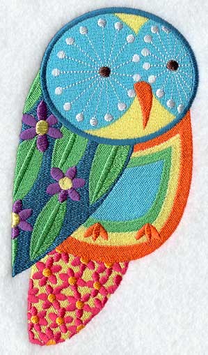 Groovy Owl 4 – Embroidery Library