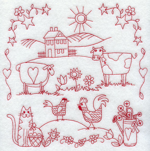 Cow Machine Embroidery Designs | Instant Downloads – Embroidery Library