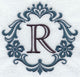 Damask Letter R - 7 Inch – Embroidery Library