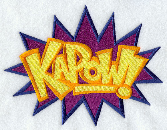 Comic Book Kapow – Embroidery Library