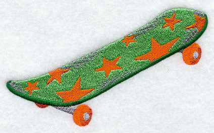 Skateboard Stars – Embroidery Library