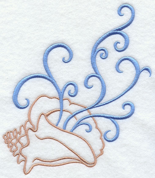 Conch Shell & Filigree – Embroidery Library
