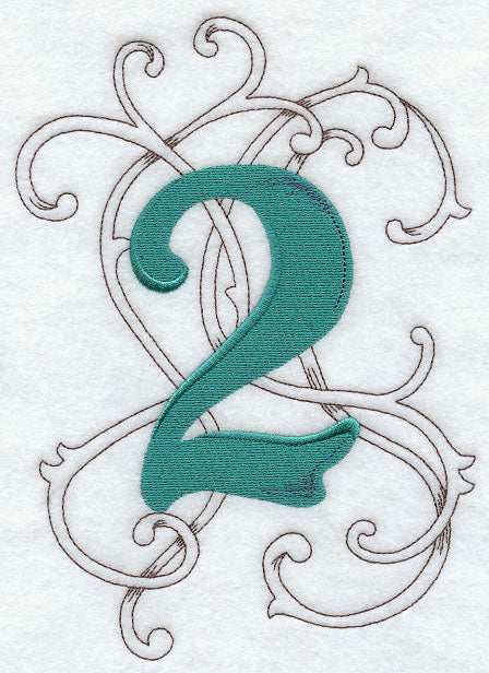 Wild Side Number 2 - 8 1/2 Inch – Embroidery Library
