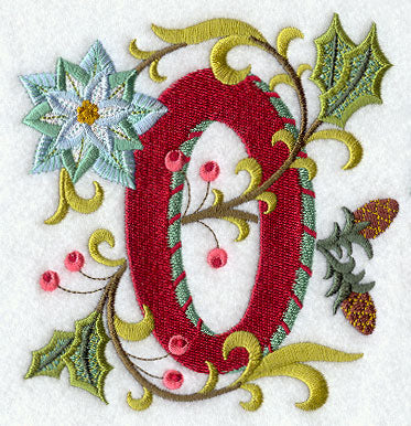 Jacobean Christmas Number 0 - 5 Inch – Embroidery Library
