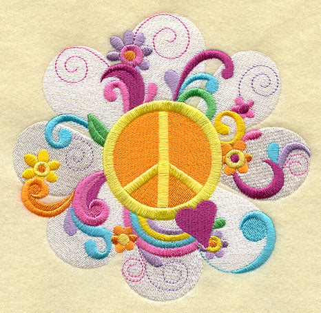 Peace Daisy – Embroidery Library