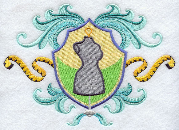 Dress Form Crest – Embroidery Library