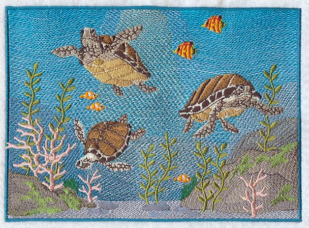 Sea Turtles – Embroidery Library