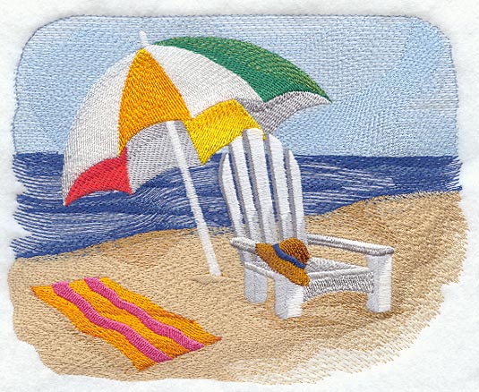 Beach Scene – Embroidery Library