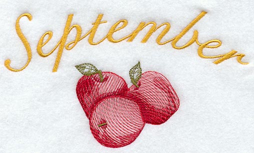 September – Embroidery Library