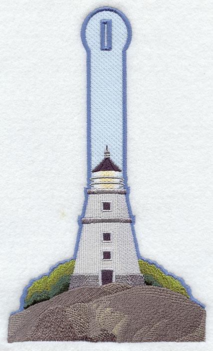 Lighthouse Towel Topper – Embroidery Library