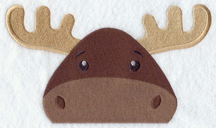 Peeking Moose – Embroidery Library