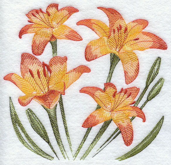 Lily Sketch – Embroidery Library