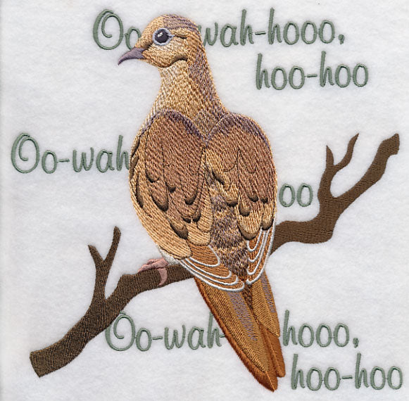 Mourning Dove Song – Embroidery Library