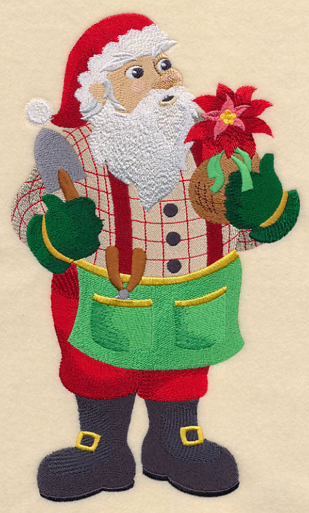 Plant a Little Christmas - Santa – Embroidery Library