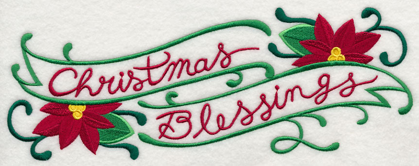 Christmas Blessings Border – Embroidery Library