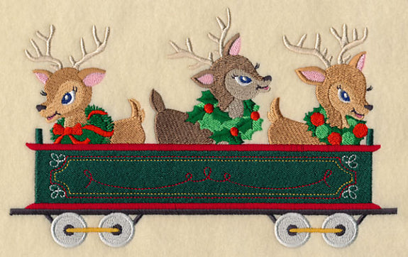 A Christmas Train Design Pack – Embroidery Library