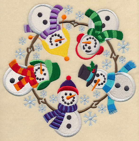 Snowman Buddies – Embroidery Library