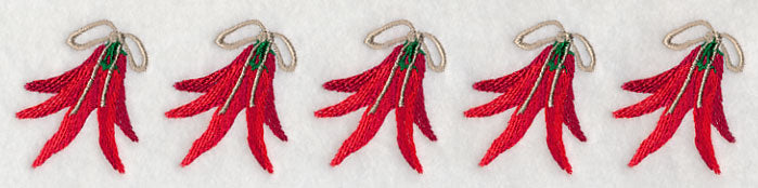 Chili Pepper Border – Embroidery Library
