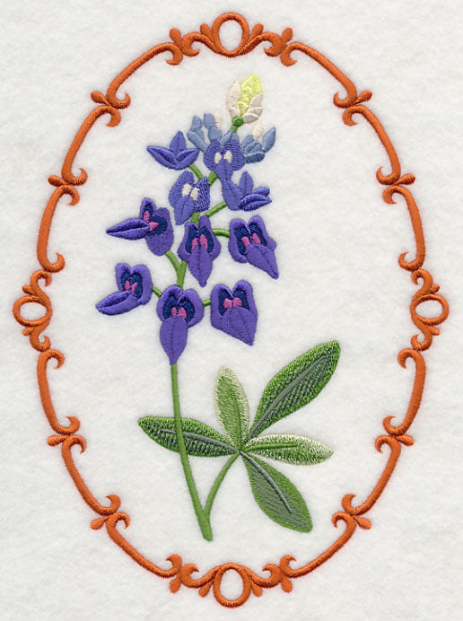 Bluebonnet Cameo – Embroidery Library
