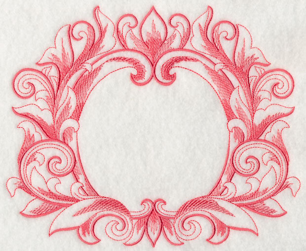 Baroque Monogram Frame – Embroidery Library
