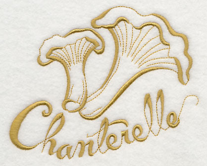 Chanterelle Mushrooms – Embroidery Library