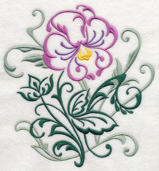Pansy Filigree – Embroidery Library