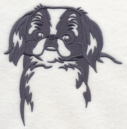Japanese Chin Silhouette – Embroidery Library