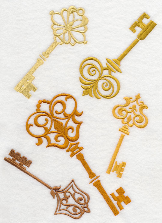 Antique Keys – Embroidery Library