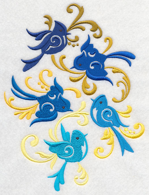 Birds of a Filigree Feather – Embroidery Library